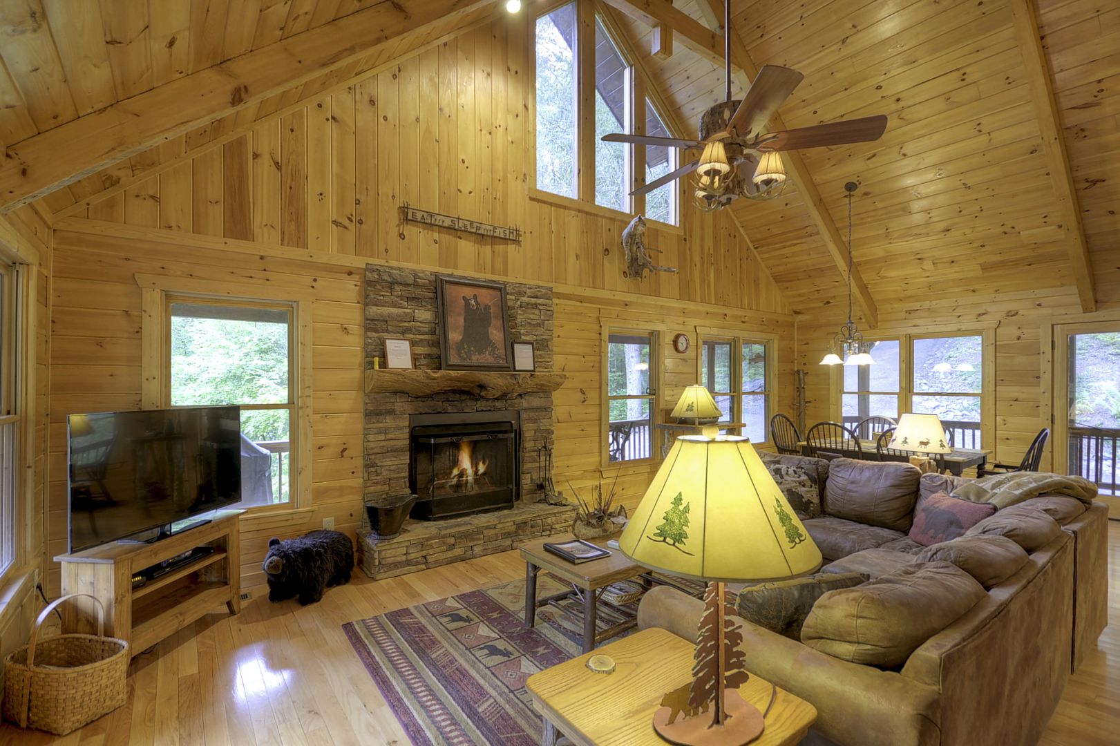 Go Fish Rental Cabin | Cuddle Up Cabin Rentals
